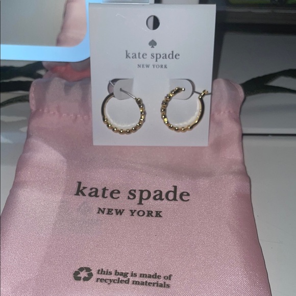 kate spade | Accessories | Kate Spade Gold Hoop Earrings | Poshmark